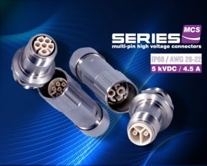 New 5kV multi-pin HV connector series from GES - PPM Power